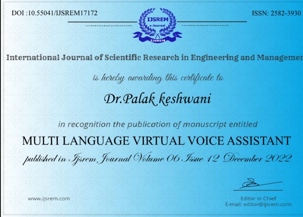 Research activities by the Faculty of Science and Technology